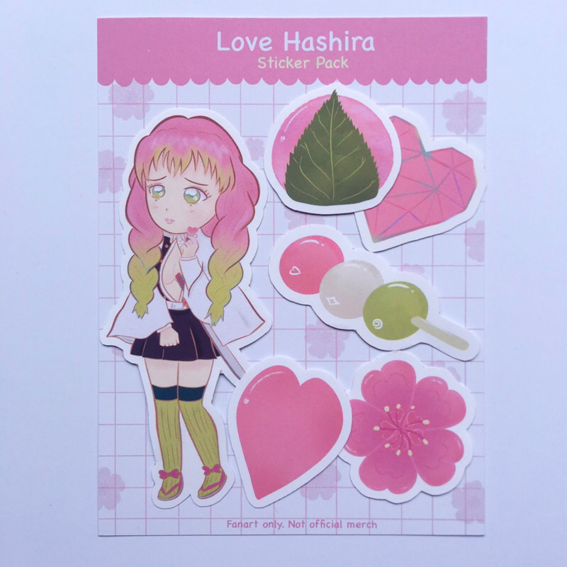 Fanart Vinyl Stickers Demon Slayer Kimetsu No Yaiba Love Hashira ...