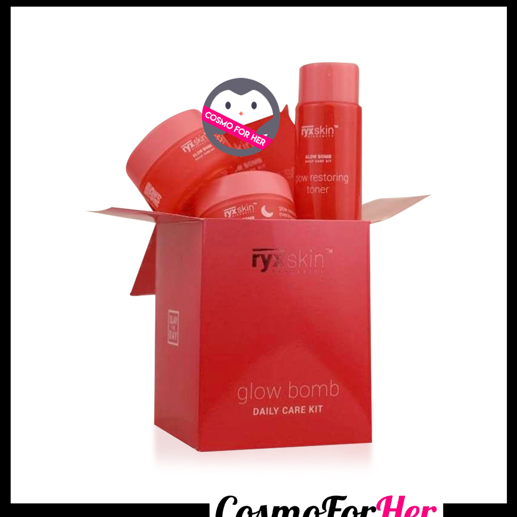 Authentic Ryx Skin Sincerity Glow Bomb Daily Care Kit ( CLEAR BOMB ...