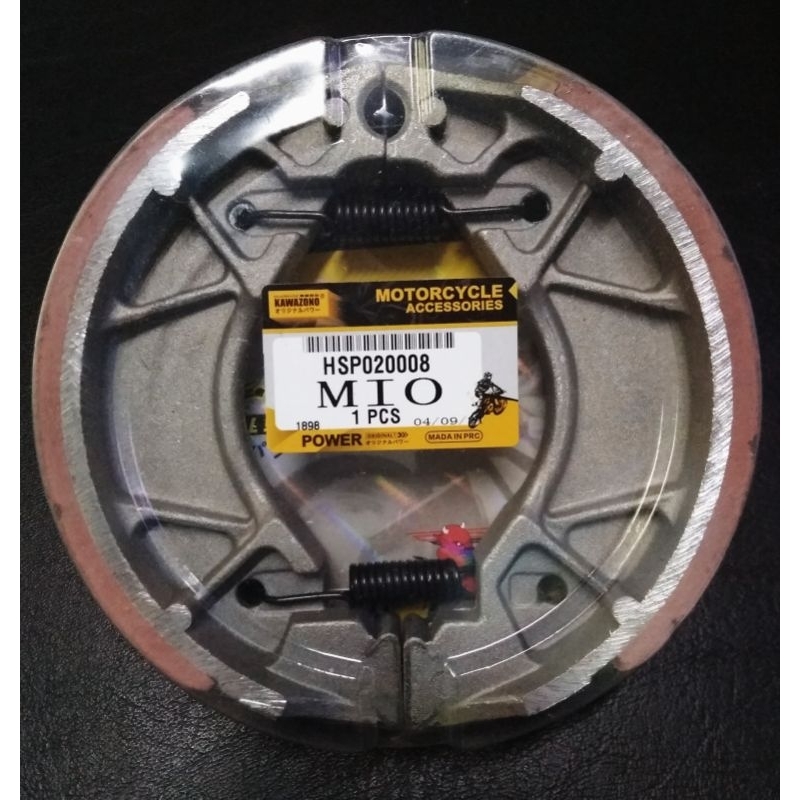 Brake Shoe Yamaha Mio Sporty / Mio i 125 (M3) / Mio Soul /Mio Mxi ...