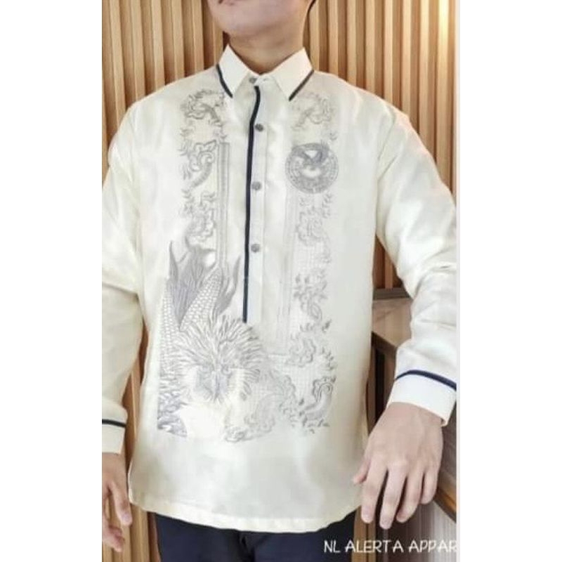 eagle barong.w/logo computer design,gray burda | Shopee Singapore
