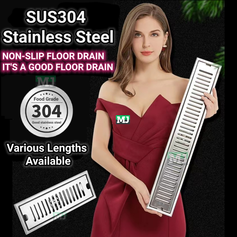 304 Linear Floor Drain Stainless Steel Drains Shower Floor Drain ...