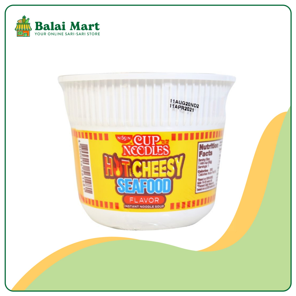 Nissin Cup Noodles Mini Hot Cheesy Seafood 50g | Shopee Singapore