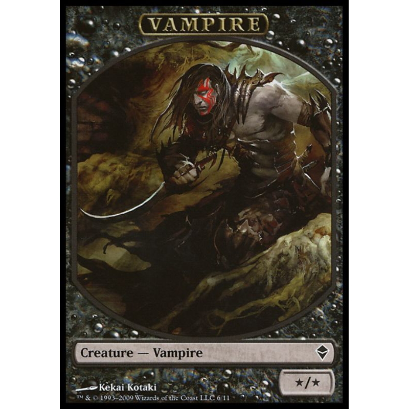 Vampire (*/* token) - ZEN - Common - MTG Cards (WotC) | Shopee Singapore