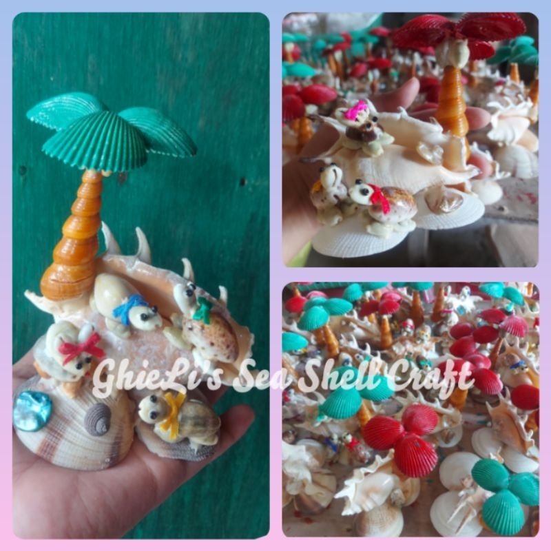 Shell Toys ISLAND display made of sea shell. | Shopee Singapore