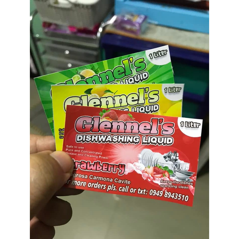 Sticker labels - dishwashing liquid per sheet | Shopee Singapore