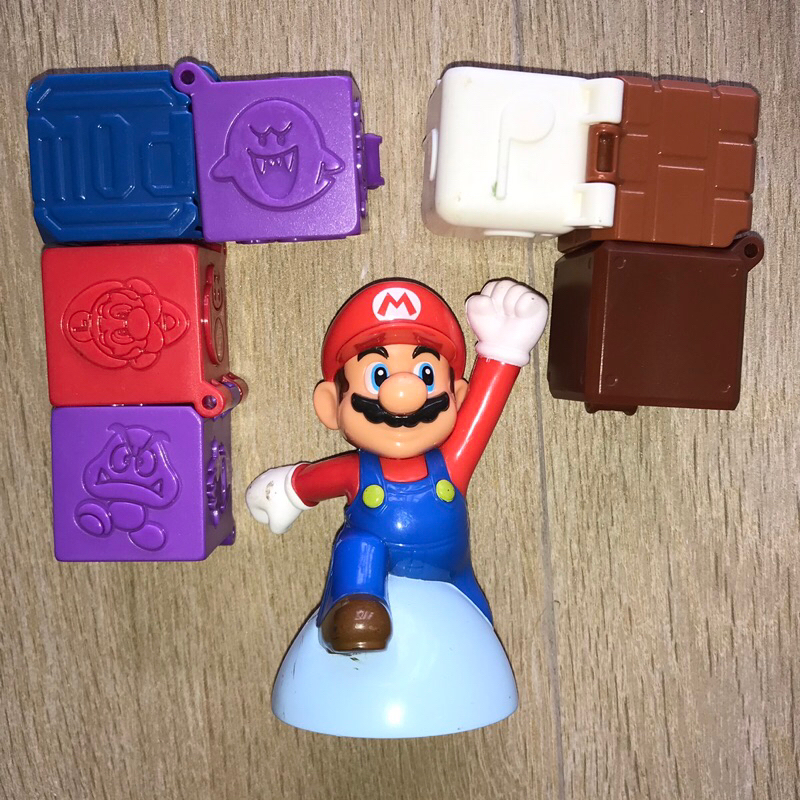 Supre Mario Bros McDo Happy Meal Collectible figure POW set | Shopee ...