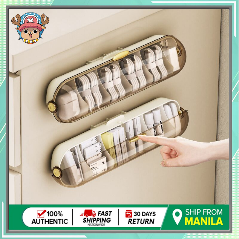 Data Cable Organizer Wall-mounted Phone Charger Plug Desktop Organizer ...