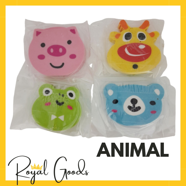 Eraser (Animals, Fruits, Skeleton, Snail, Teens, White Bar) | Shopee ...