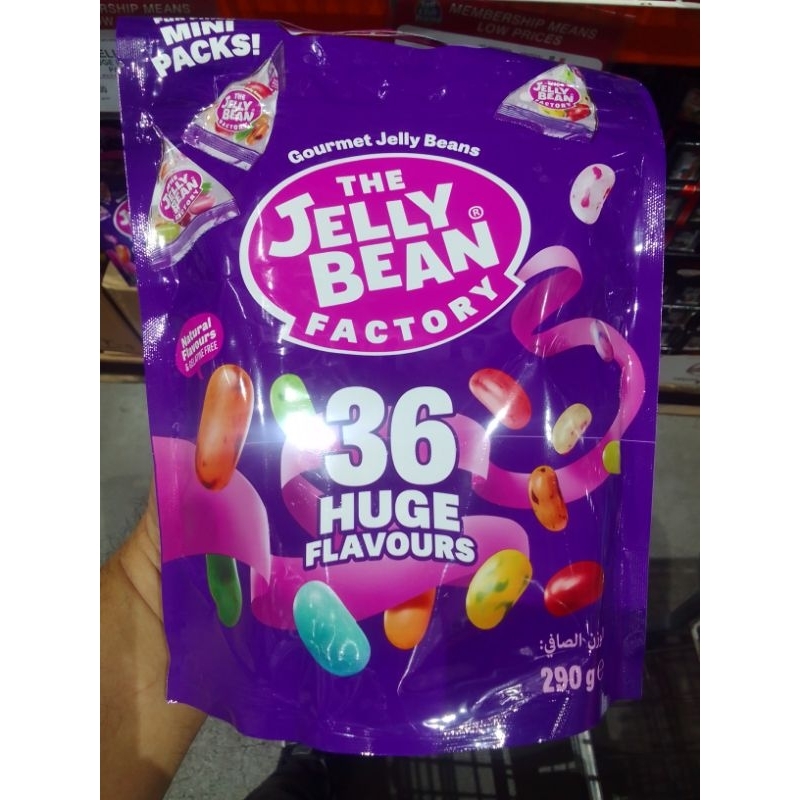 THE JELLY BEAN FACTORY POP UP BEAN (100g) 36 HUGES FLAVORS (290g ...