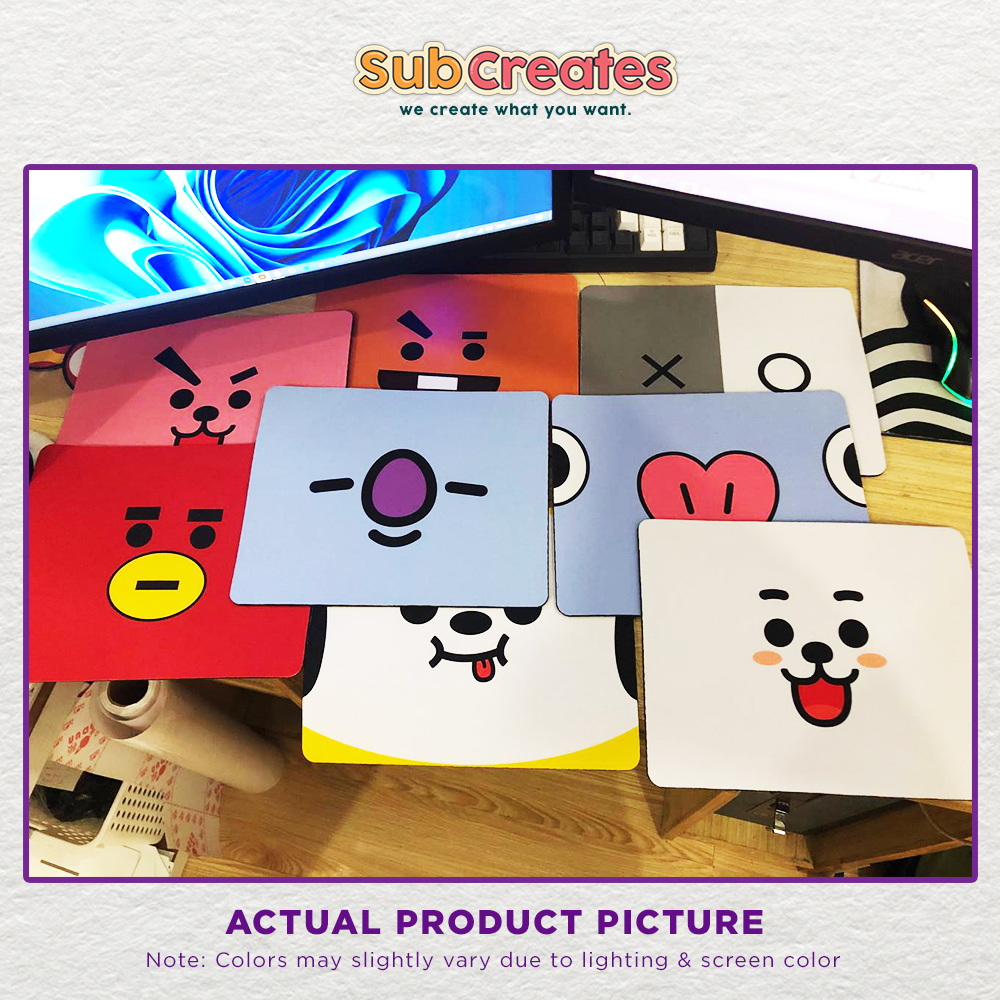 BT21 Characters Mousepad (by SubCreates) | Shopee Singapore