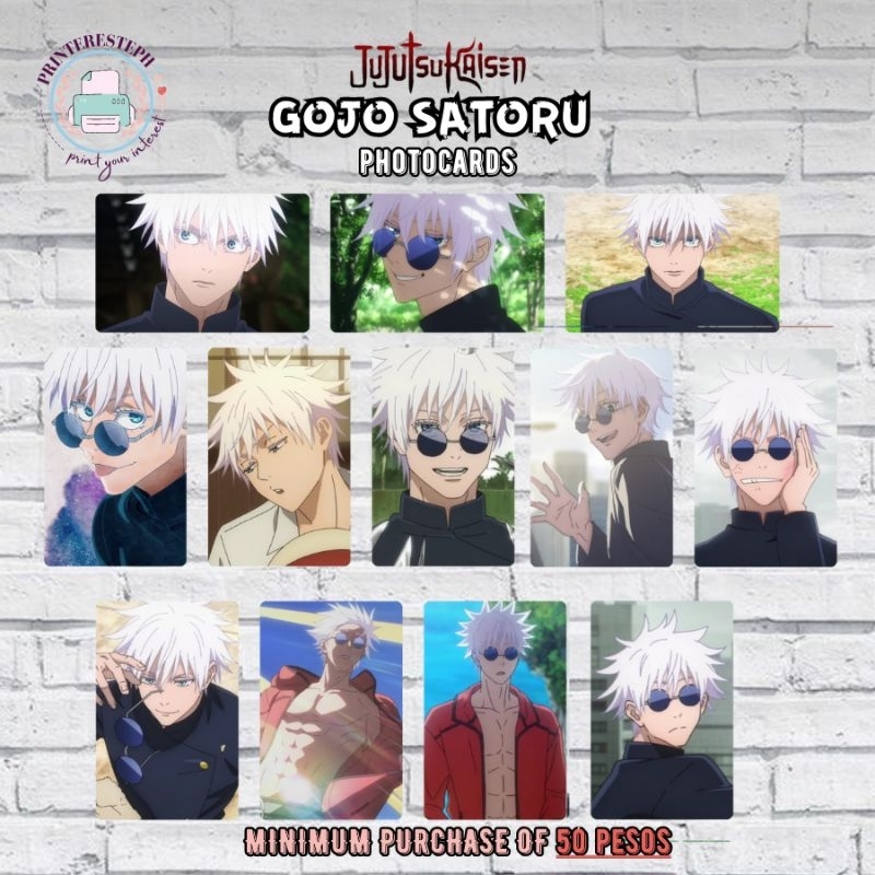 GOJO SATORU Photocards: PART 3 || Jujutsu Kaisen Season 2 | Shopee ...