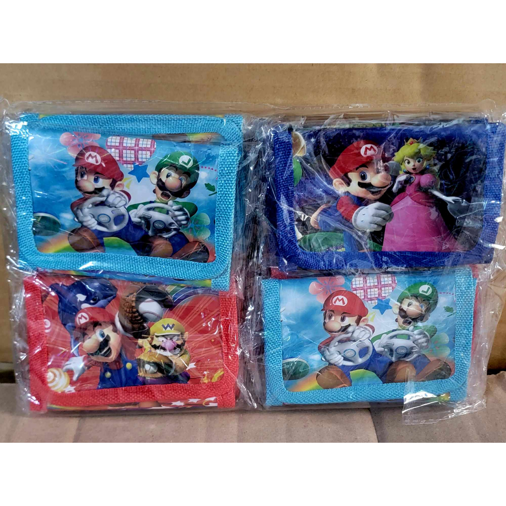 PARTY FAVORS - BOSS BABY / MARIO BROTHERS THEMED SLIM WALLETS (12pcs ...