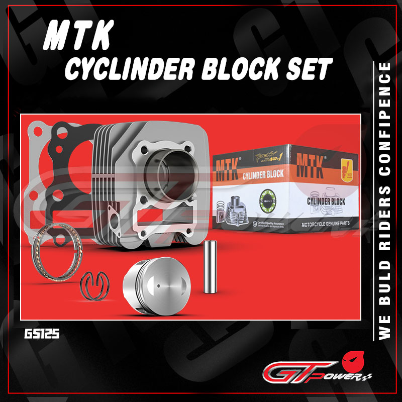 MTK Cylinder Block Set GS125 / THUNDER125 STD Φ57MM | Shopee Singapore