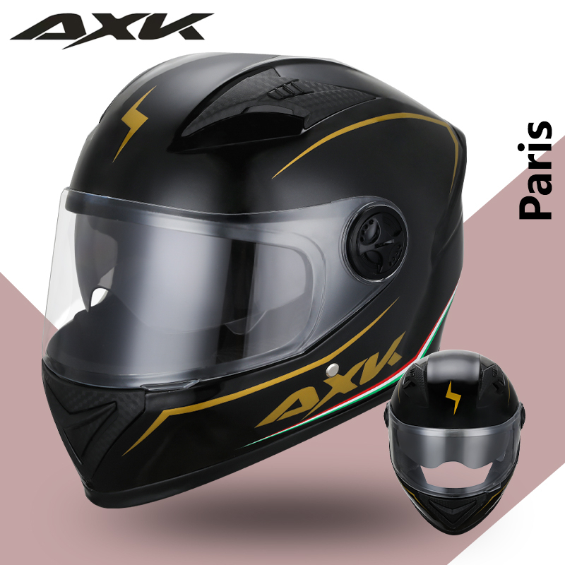 AXK/AKA Motorcycle helmet Street motorcycle helmet Dual Visor/Full face ...