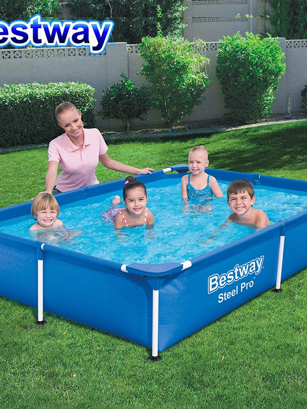 Bestway 30.5m*0.76m Inflatable Pool Kiddie Pool Rectangular Swimming ...