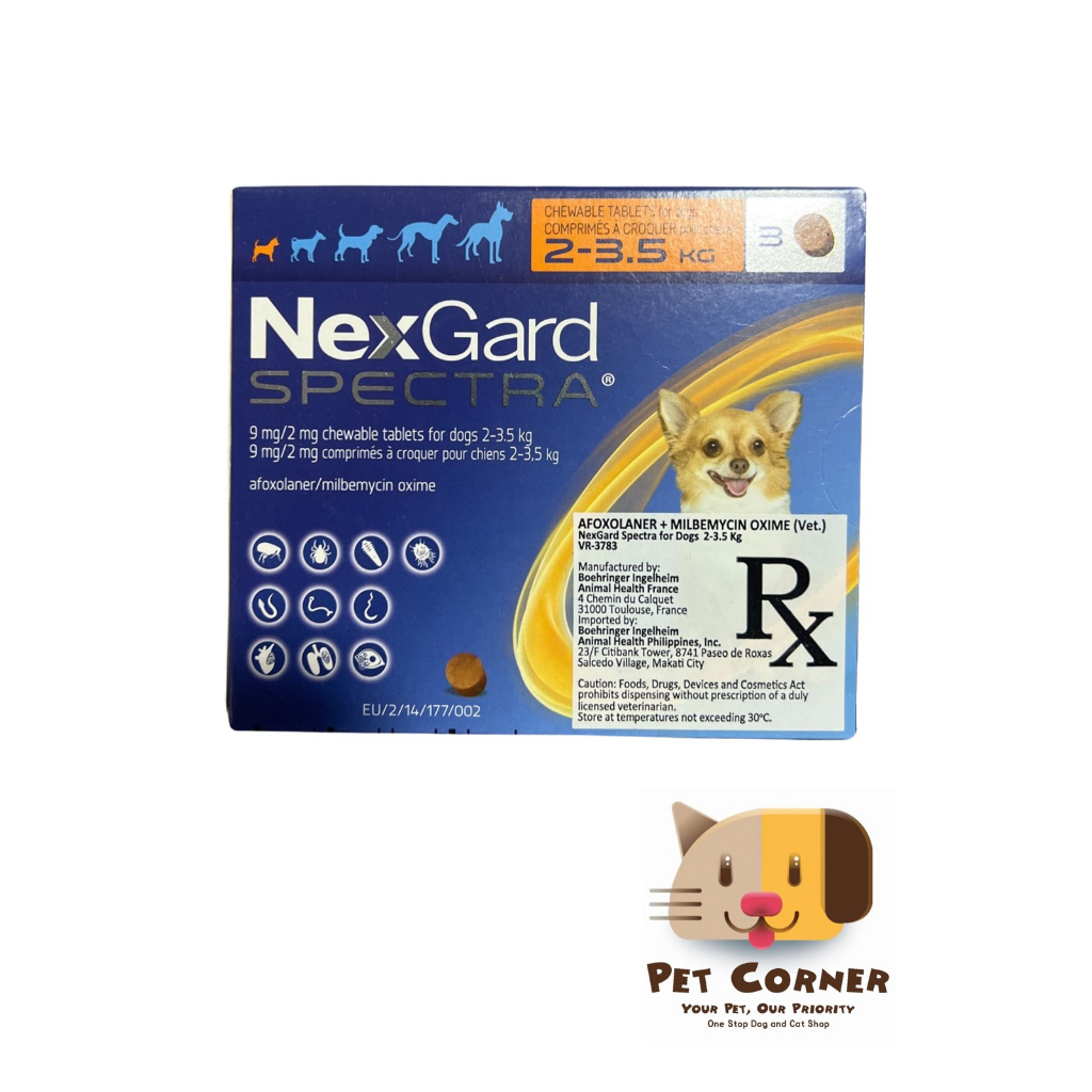 NEXGARD SPECTRA FOR DOGS TABLET & BOX | Shopee Singapore