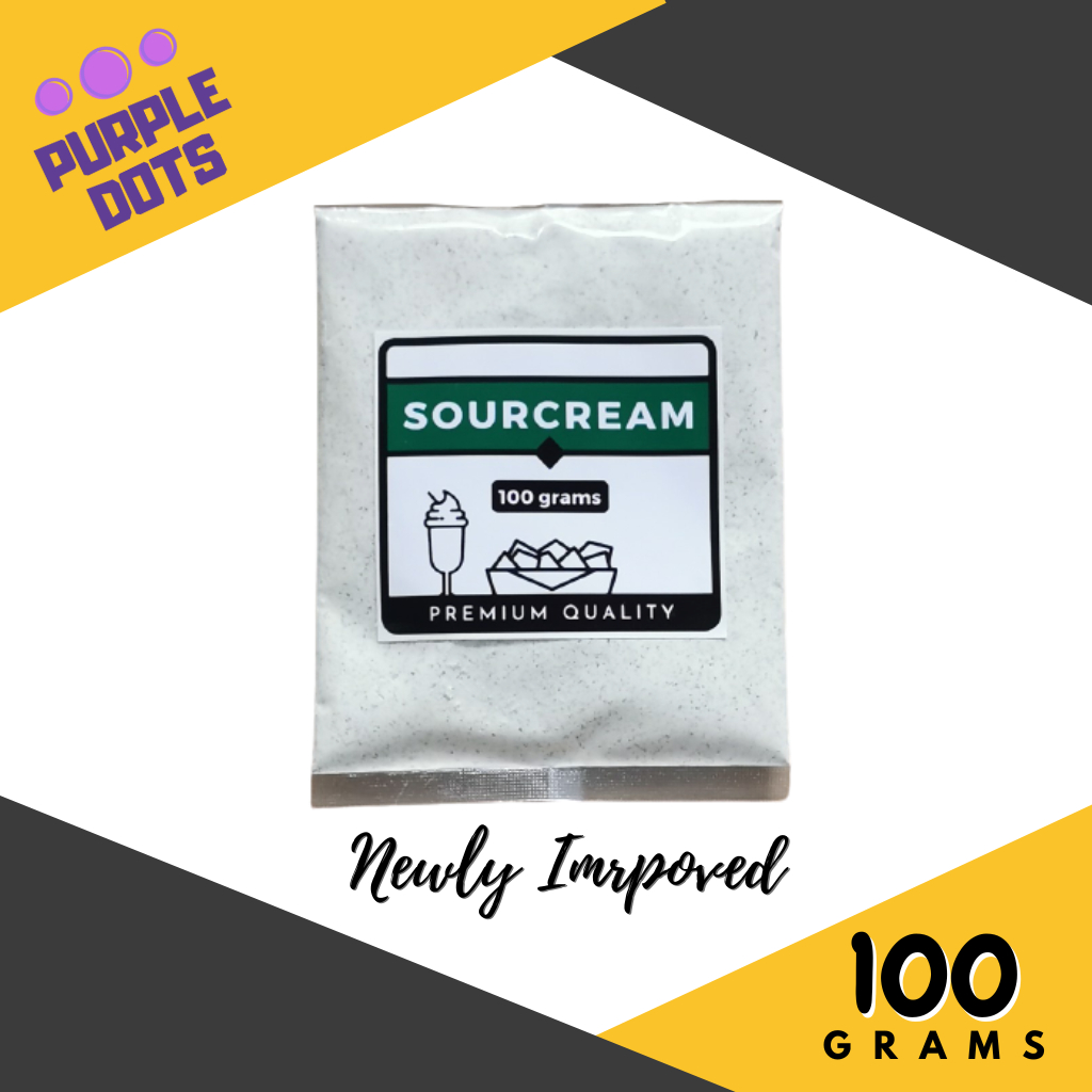 100g Sour Cream Potato Fries Powder - Sourcream Flavor - Corner Fries ...