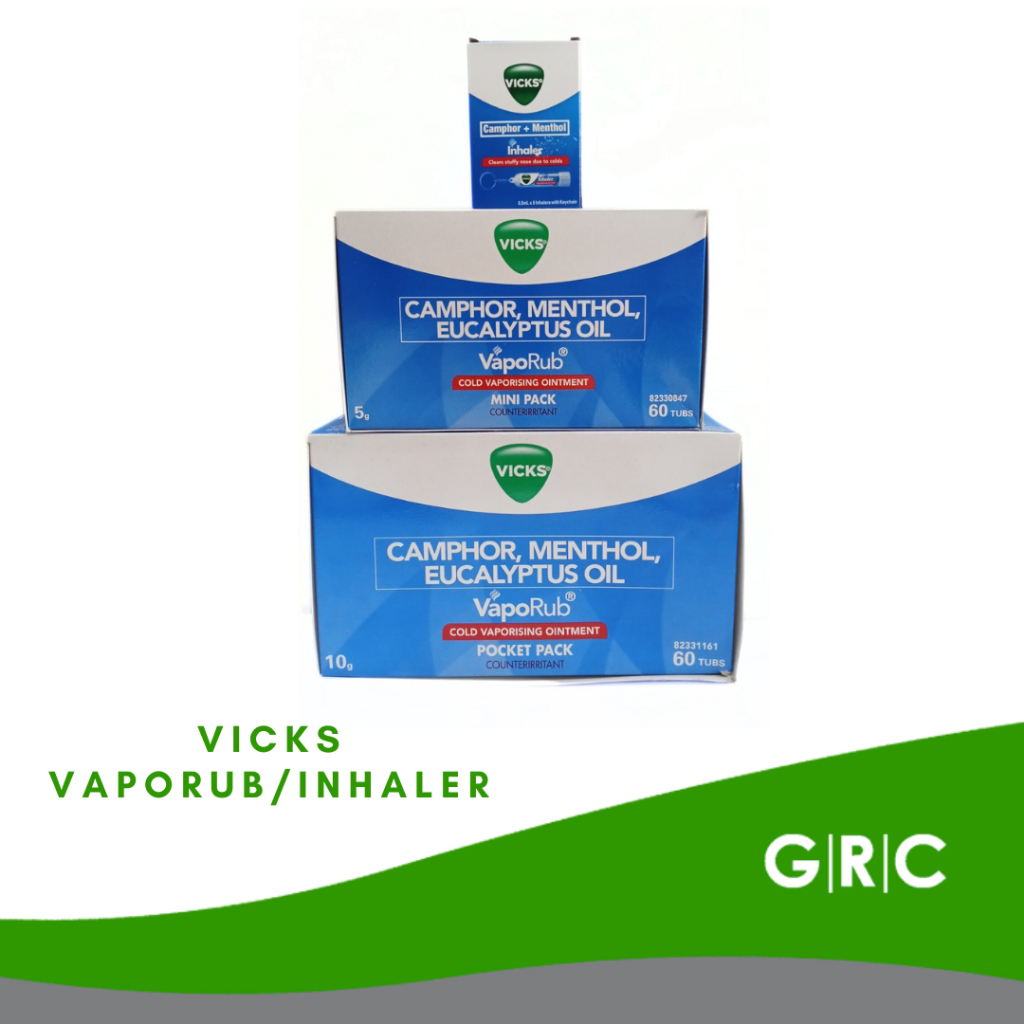 Vicks Vaporub/ Inhaler (10g/5g/0.5ml) | Shopee Singapore