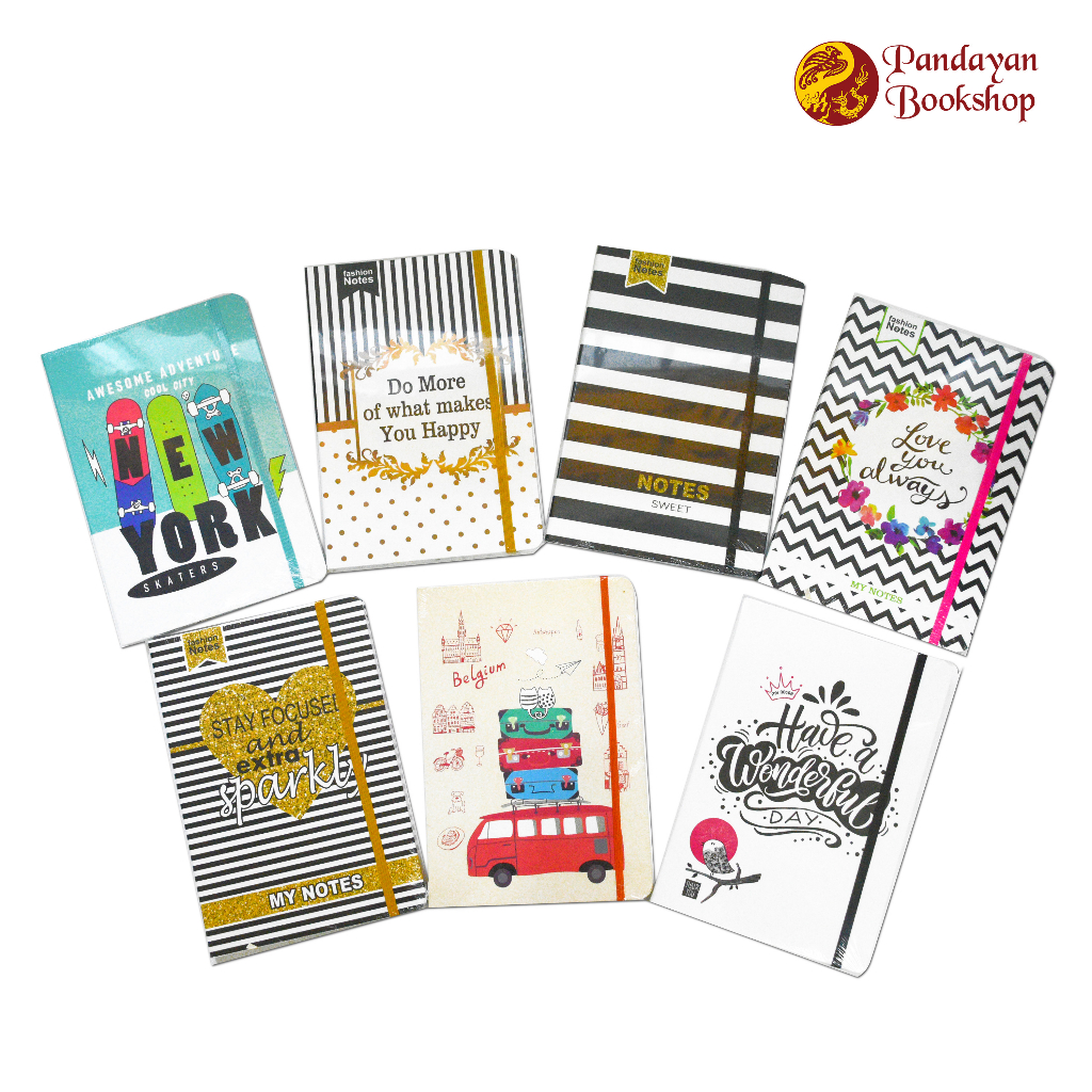 CSO Hardbound Journal Notebook with Garter Strap A5 80 leaves | Shopee ...