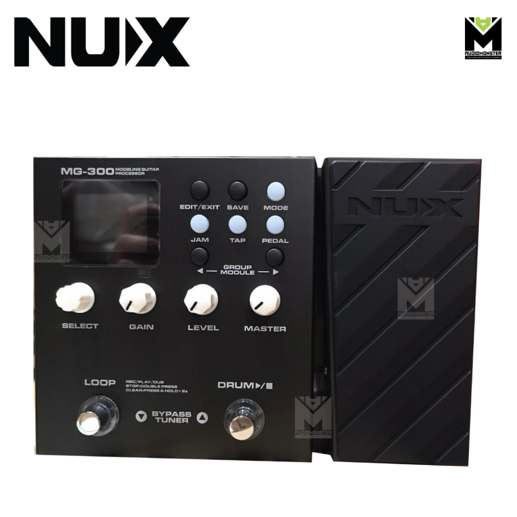 NUX MG-300 Modeling Multi-Effects Guitar Processor Guitar Pedal- a Full ...