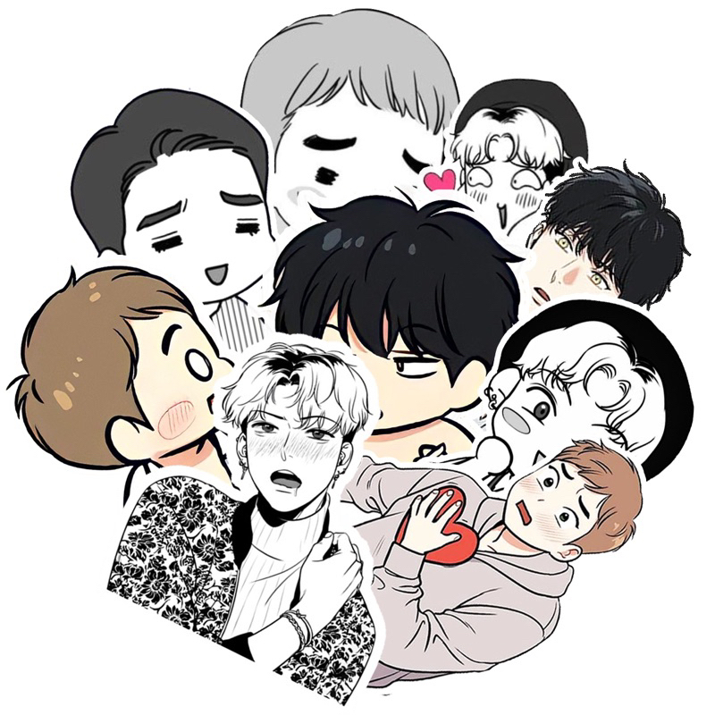 BL l Yaoi | Manhwa BJ Alex Sticker Pack (35pcs) | Shopee Singapore