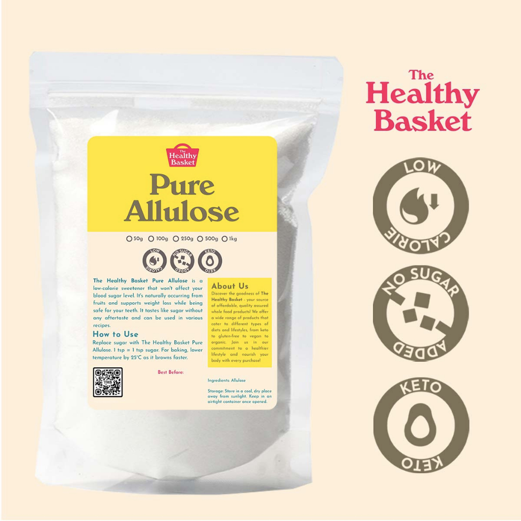 Healthy Basket Pure Allulose Granules (50g, 100g & 250g) | Shopee Singapore
