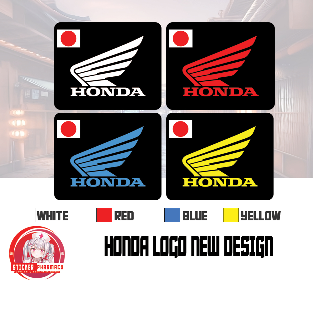 HONDA LOGO VINYL STICKER NEW DESIGN HIGH QUALITY LAMINATED - MACHINE ...