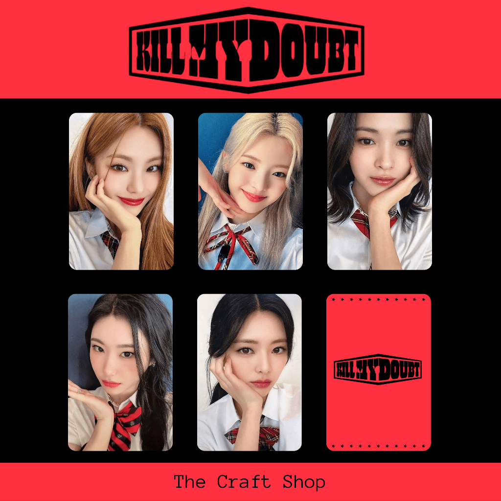 FANMADE ITZY Photocard Set - Kill My Doubt (Read Description) | Shopee ...