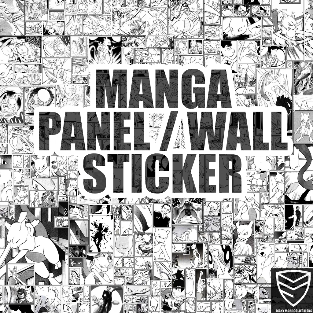 MANGA Panels A6 Sticker Waterproof wall decor | One Piece, Jujutsu ...