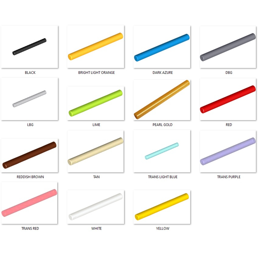 LEGO Part: Bar 4L (Lightsaber Blade / Wand) | Shopee Singapore