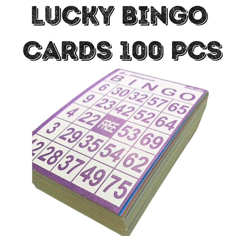 (Positivity) Lucky Bingo Cards sold by 100s and 50s | Shopee Singapore