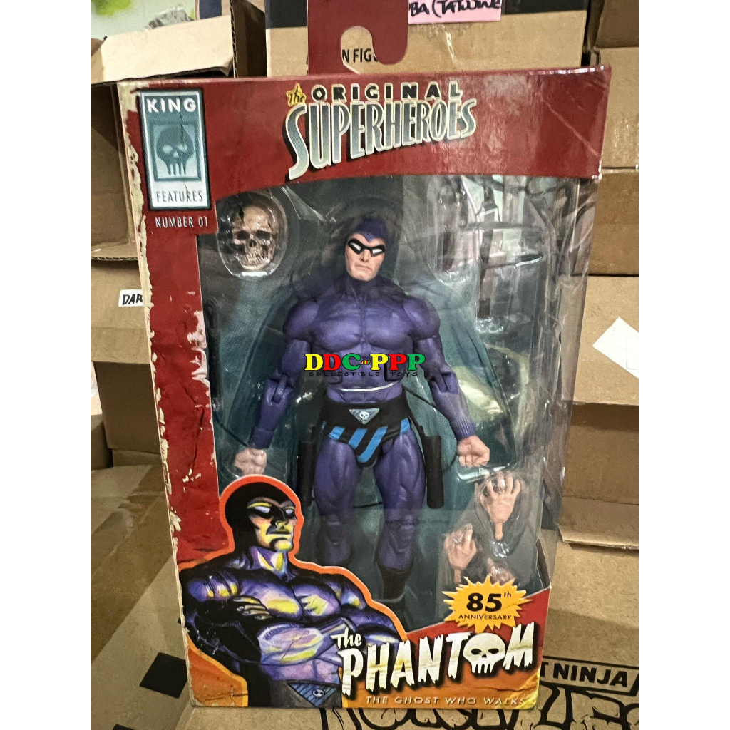 THE PHANTOM - King Features The Superheroes Series 1 Action Figure ...