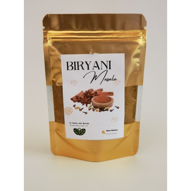 BIRYANI SPICES by LK Herbs and Spices (50g) | Shopee Singapore