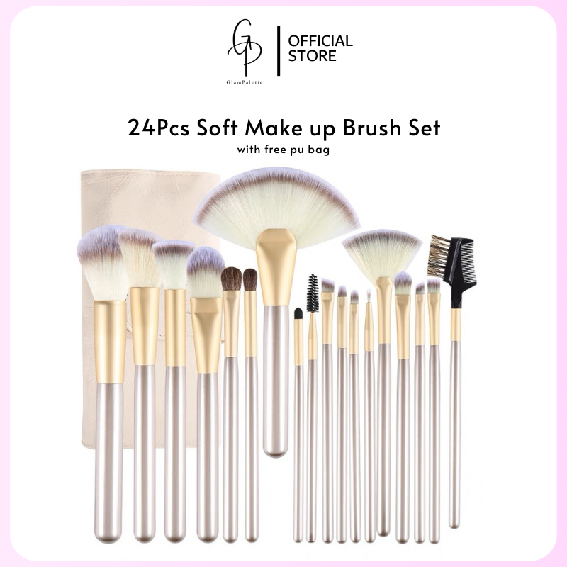 Makeup Brushes Set Professional 24Pcs Cosmetic Make Up Brush set Face ...