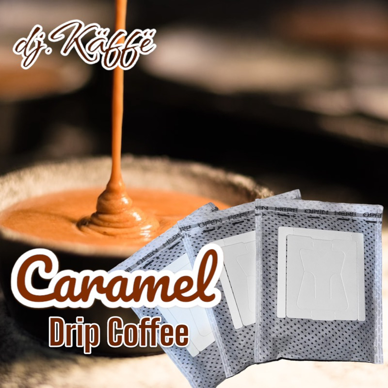 Caramel Flavored Drip Coffee Freshly Ground Cordillera Beans 10g 12g ...