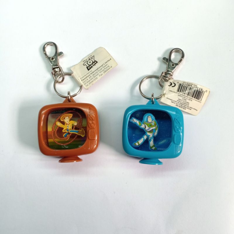 Disney Pixar Toy Story TV Keychain Preloved | Shopee Singapore
