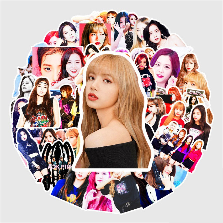 BlackPink KPop Waterproof Sticker Superstar Girl Group Decal Stickers ...