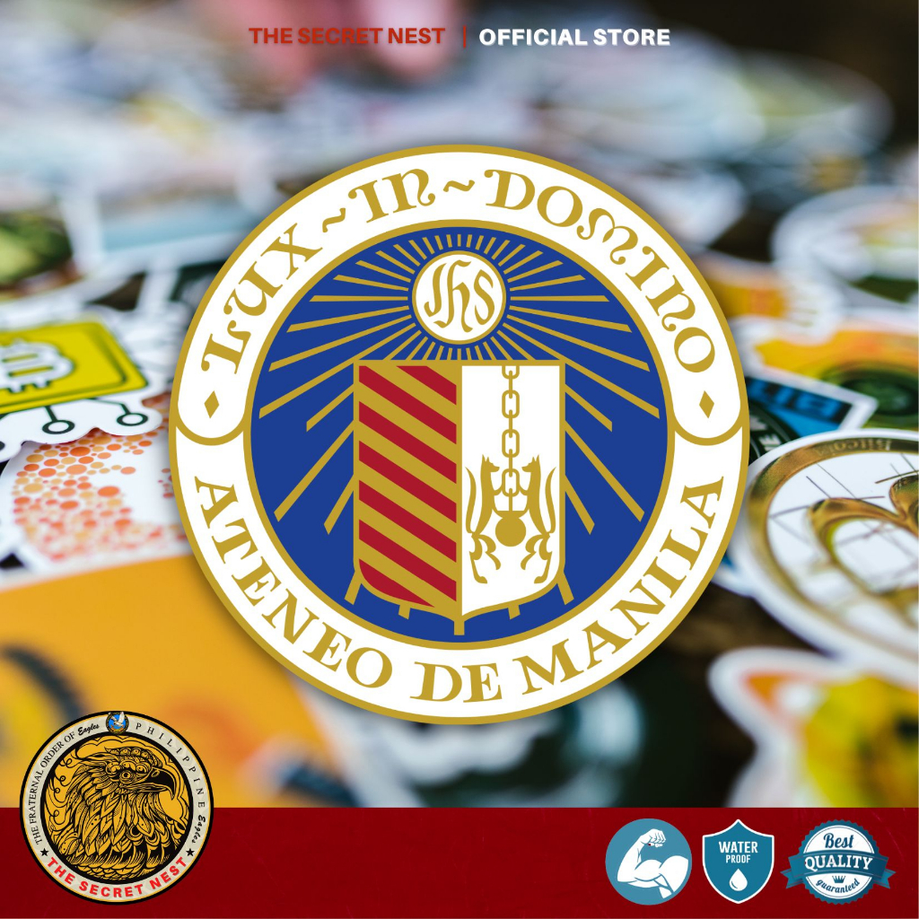 Ateneo De Manila University ADMU Laminated Car Vinyl Sticker | Shopee ...