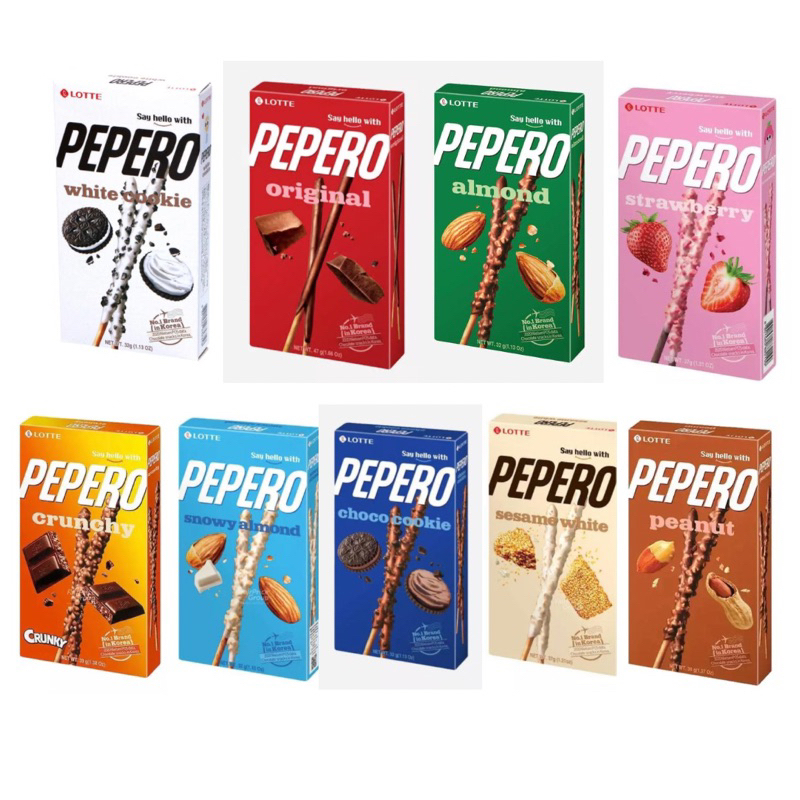 Lotte Pepero Chocolate Stick Biscuit 100% Made in Korea | Shopee Singapore