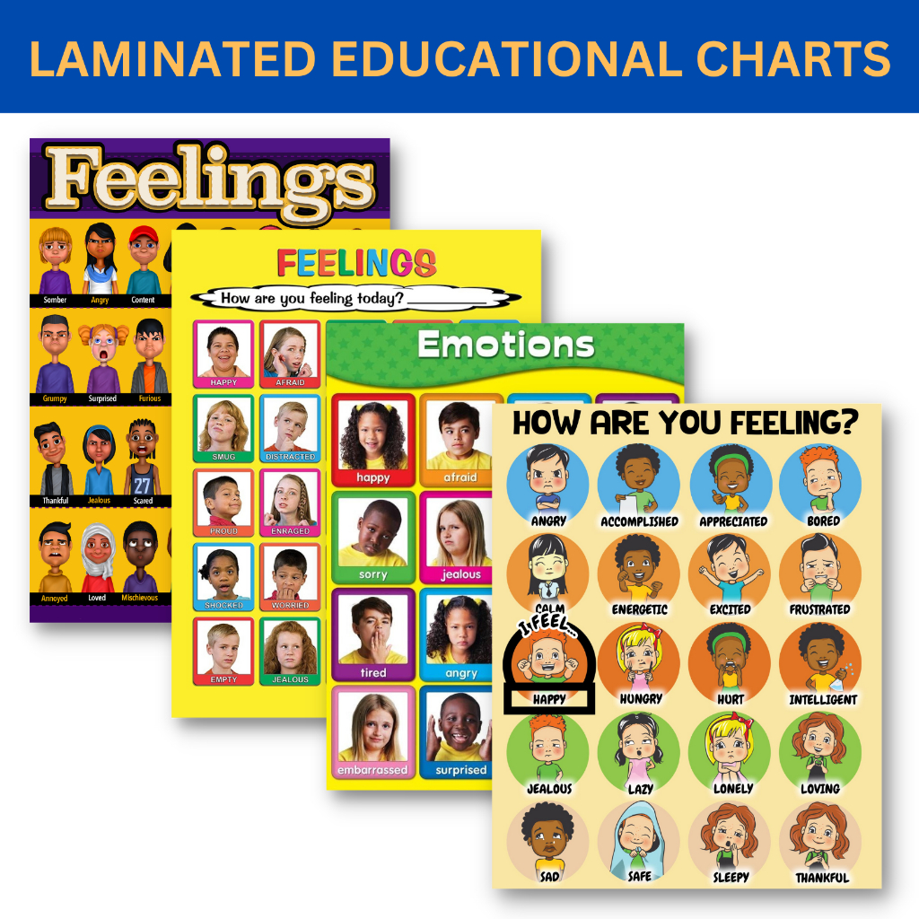 Laminated How Are You Feeling Chart, Emotions Chart, Feelings Chart ...