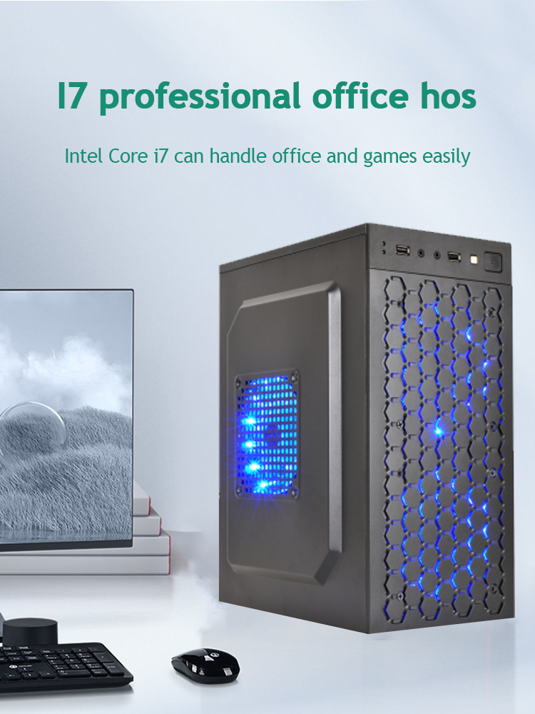 ICON Desktop PC Computer set CPU i7 SSD512G Office Gaming Computer ...