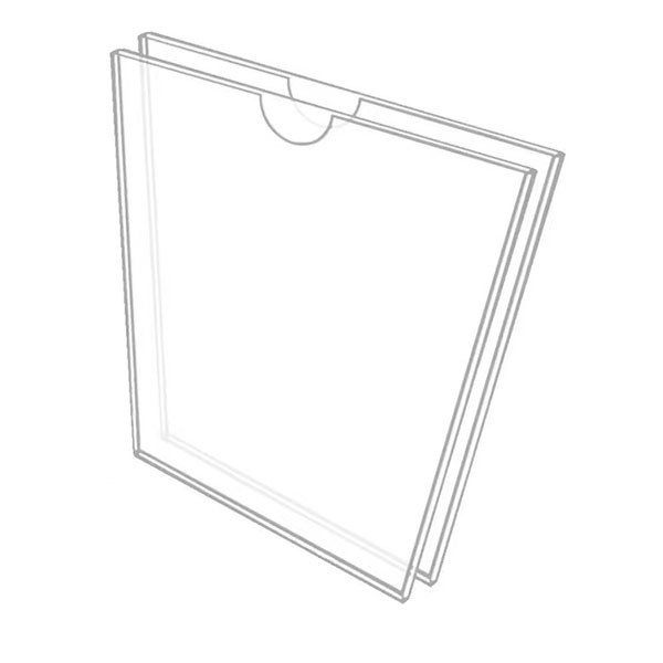A5 A4 A3 Wall Sign Clear Acrylic Display Frame Slot In Memo Document ...