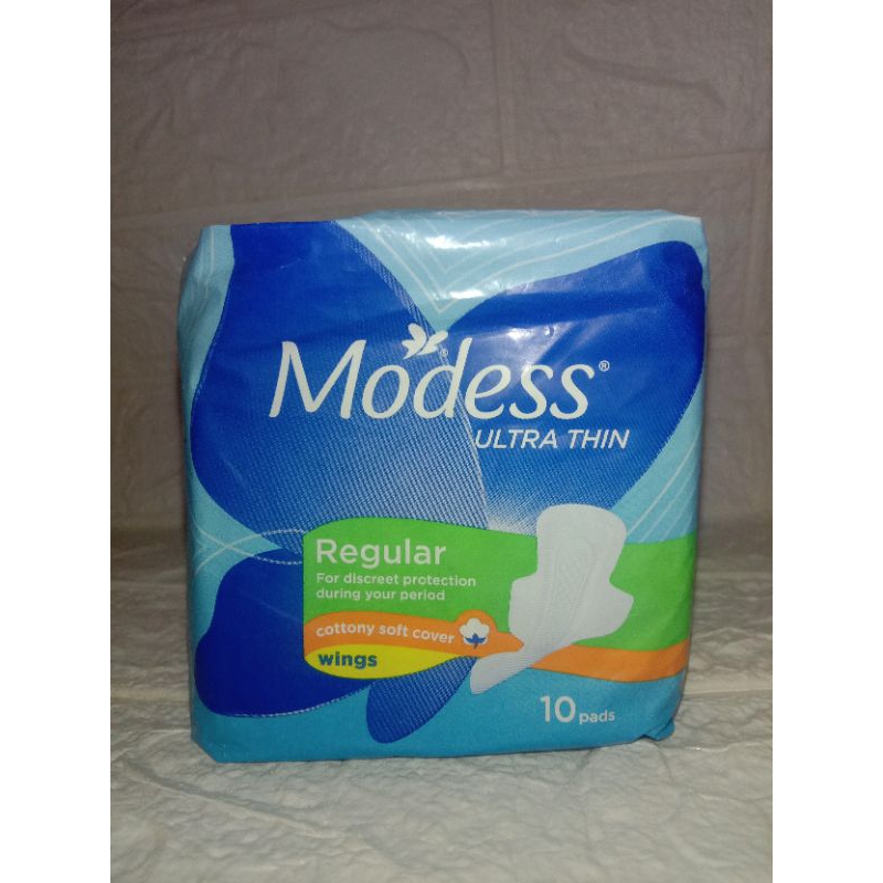 !50%OFF! Modess Regular cottony soft cover w/wings 10pads for ONLY P49 ...