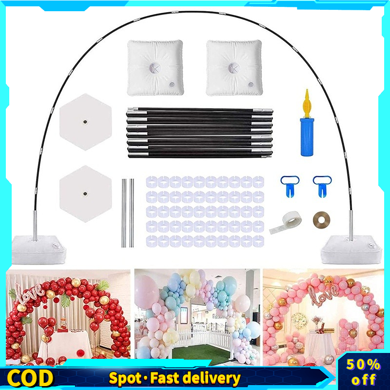 New!DIY Large Balloon Arch Kit Balloon Display Stand With Water ...