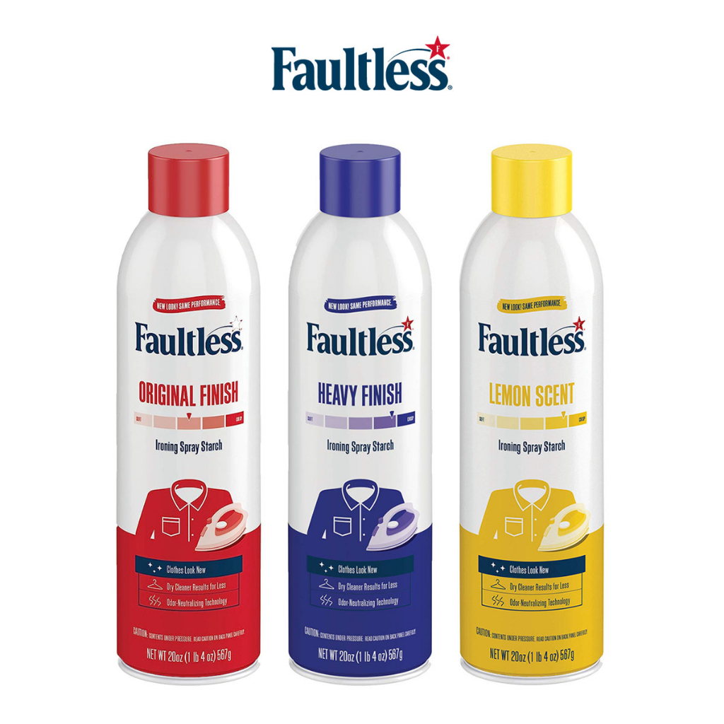 Faultless Ironing Spray Starch (567g) | Shopee Singapore