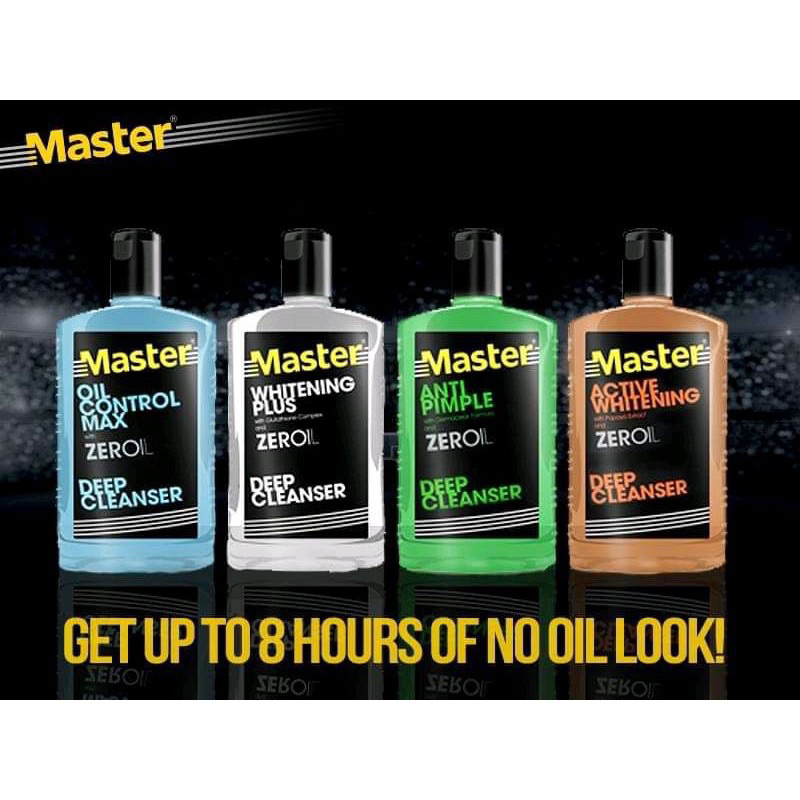 Master ZerOil Deep Cleanser Men's Facial Wash with Different Variants ...
