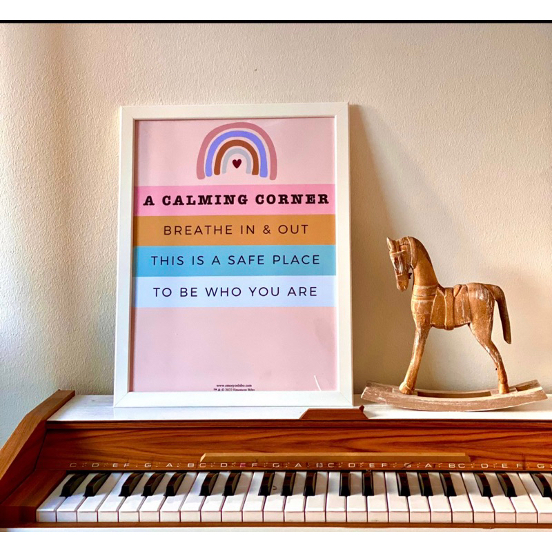 Safe and Calm Space Poster for Kids by Emosyon Bibo Kids Educational ...