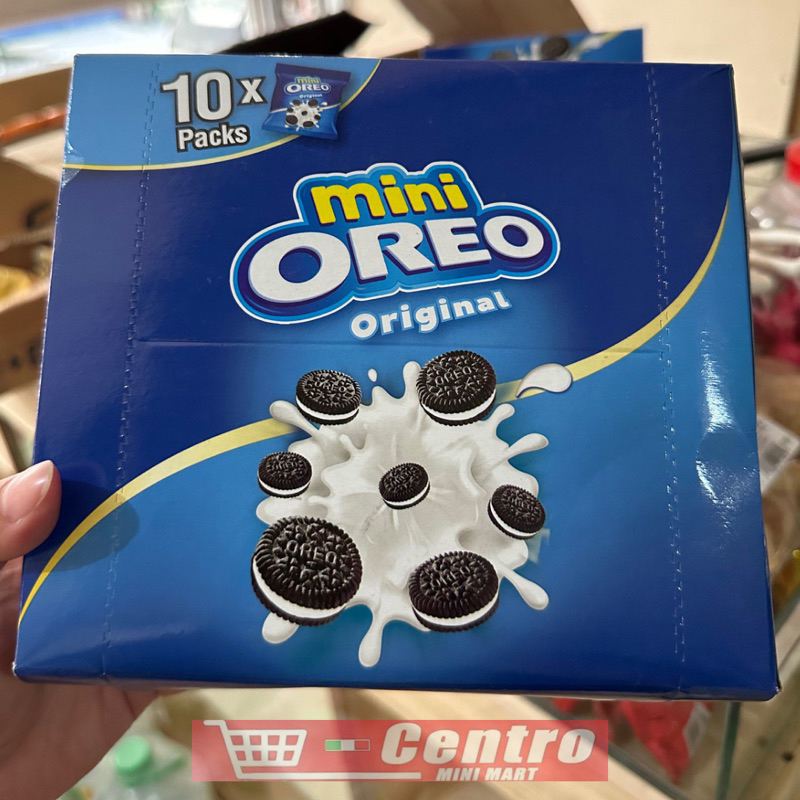 Oreo Mini 10 Pouches - Vanilla Flavor 204g | Shopee Singapore