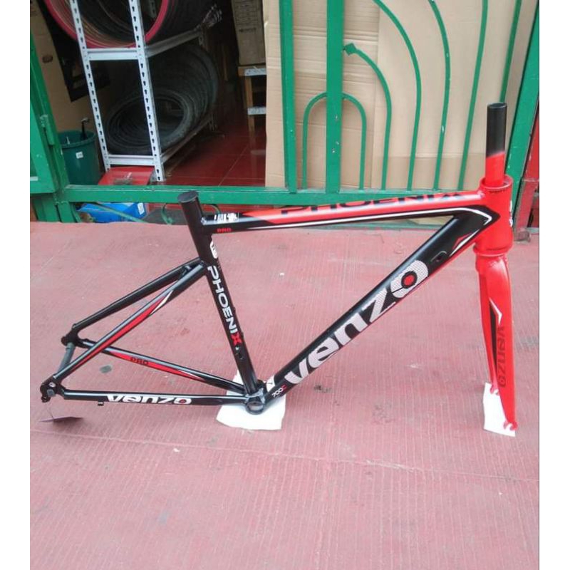 VENZO ROAD BIKE FRAME AND FORK | Shopee Singapore
