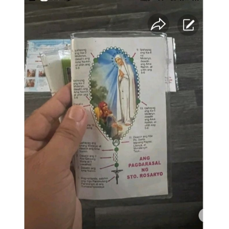 Rosary Guide Tagalog (80pcs) | Shopee Singapore